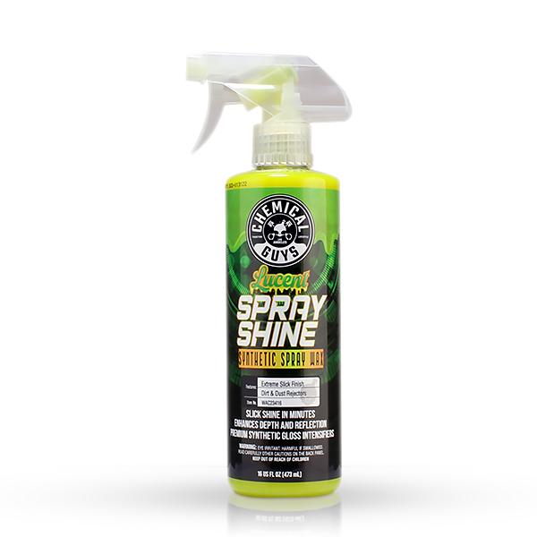 Chemical Guys Lucent Spray Shine Synthetic Wax W/Sprayer (16oz ...